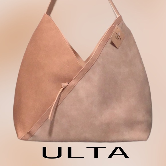 Ulta Beauty | Bags | Nwt Ulta Faux Leather 2tone Pink Tote Bag | Poshmark